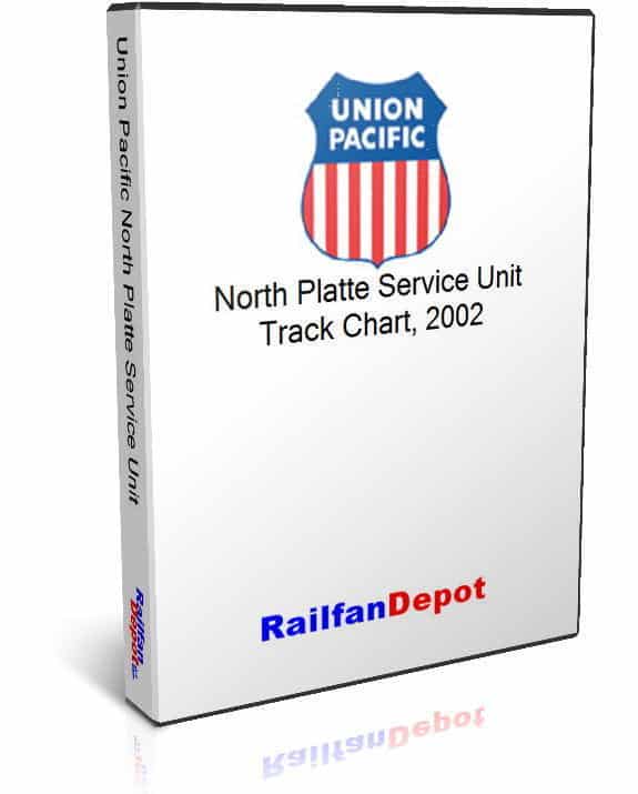 Union Pacific North Platte Division Track Chart 2002