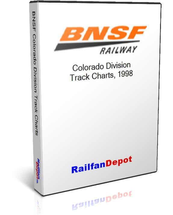 BNSF Colorado Division Track Chart 1998
