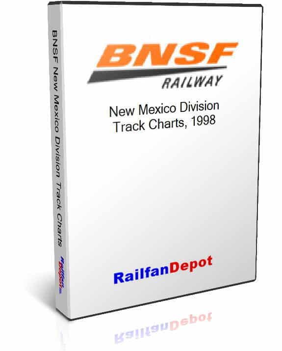 BNSF New Mexico Division Track Chart 1998