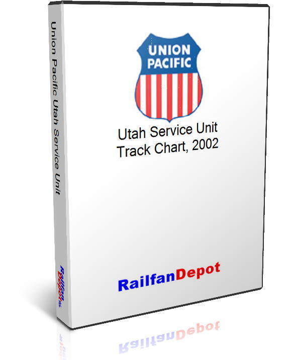 Union Pacific Utah Service Unit Track Chart 2002