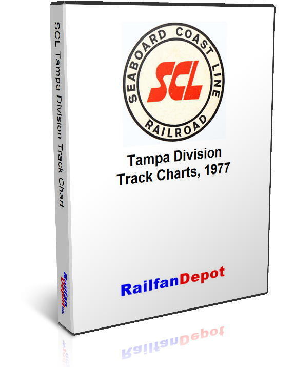 Seaboard Coast Line Tampa Division Track Chart 1977